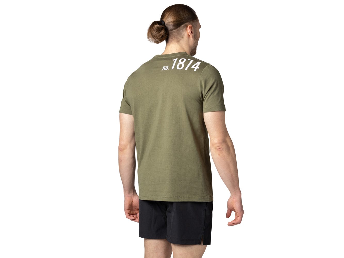 Men's Olive 1874 Logo T-Shirt - BIKE® Athletic